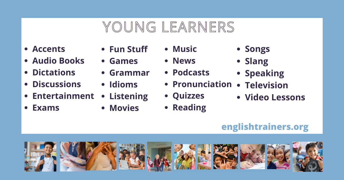 English Lessons For Young Learners - English Trainers